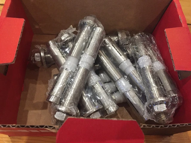 HILTI ANCHOR BOLT, rawlplug, HSL-G-R M10/20 heavy duty GENUINE HILTI X2 ...