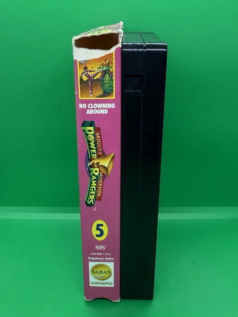 MIGHTY MORPHIN POWER Rangers - No Clowning Around (VHS, 1993) £5.36 ...