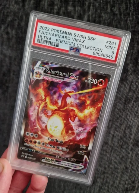 CHARIZARD VMAX - SWSH261 - Promo - Ultra Rare - PSA MINT 9 Pokemon Card ...