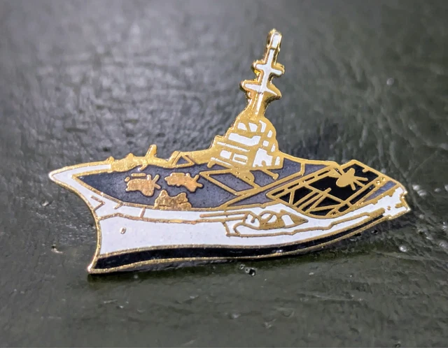 D PINS PIN'S insigne militaire porte-avions Foch Clemenceau Marine nationale Tou EUR 9,99 ...