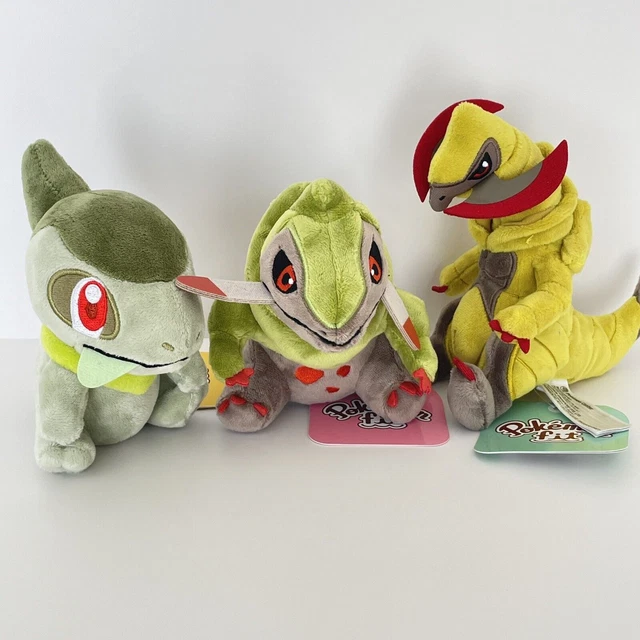 POKEMON PLUSH SITTING CUTIES Axew Fraxure Haxorus Stuffed Toy Set of 3 ...
