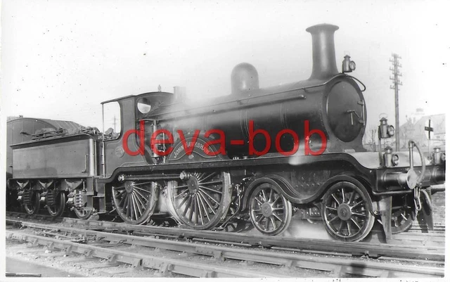 RAILWAY PHOTO LBSCR B2 324 John Hawkshaw Hove c1904 LB&SCR 4-4-0 Loco ...