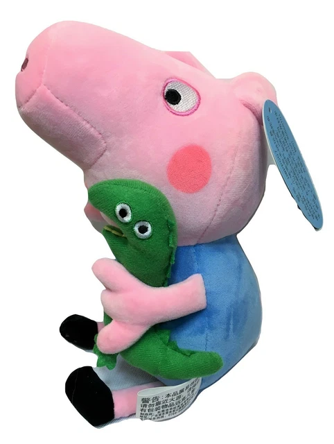 RARE PEPPA PIG George's Green Dinosaur Soft Stuffed Plush Dolls 12" NWT ...