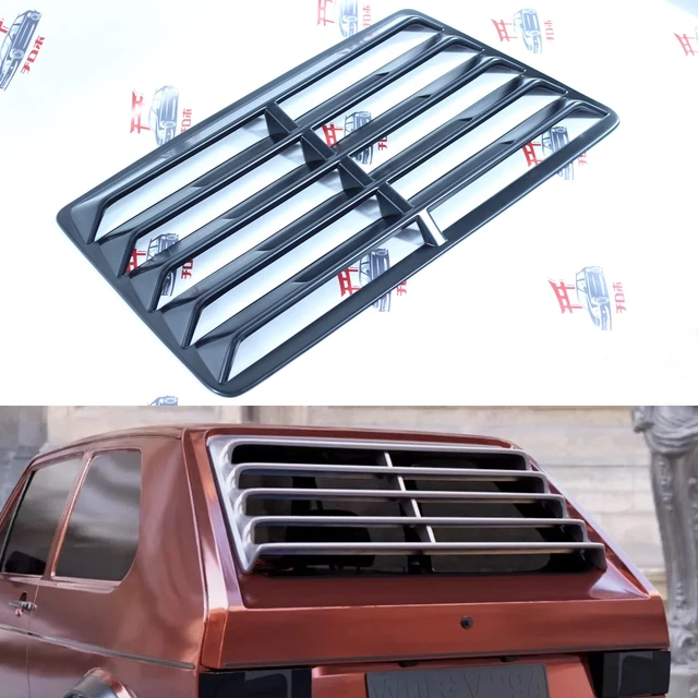 VW GOLF MK1 GTI Window Louver Spoiler Tuning Car Parts 2 / 4 Doors ABS ...