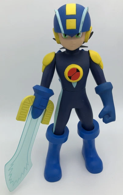 RARE MEGAMAN NT Warrior 9.5" Tall Mega Man Figure Toy With Sword Anime ...