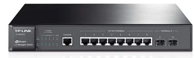 TP-LINK SG3210 JETSTREAM 8-Port Gigabit L2 Managed Switch with 2 SFP ...