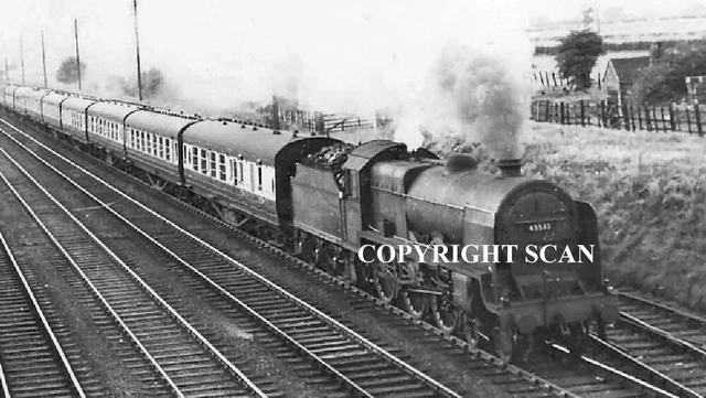 RAILWAY STEAM PHOTO.: 45533 ‘LORD RATHMORE’@ COLWYN BAY 58 (1) £3.83 ...