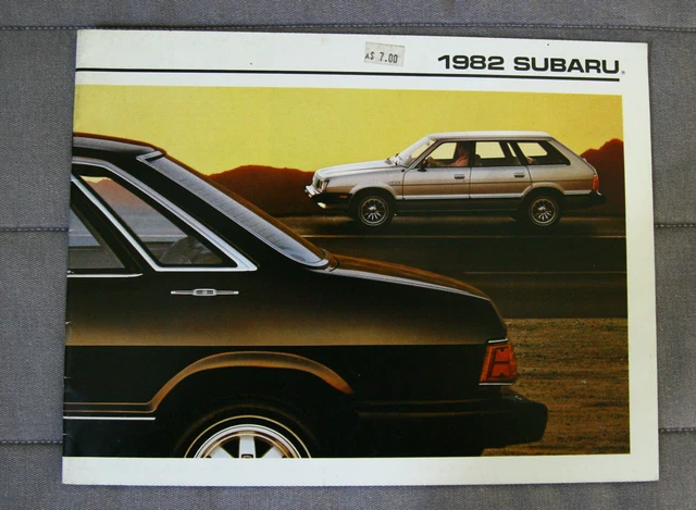 1982 SUBARU SALES Catalog Brochure - French - Canadian Market - 1 $12. ...