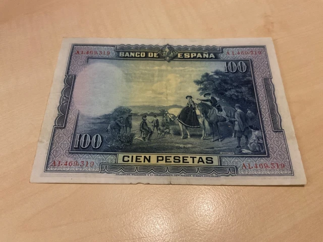 100 PESETEN SCHEIN Spanien 1928 Banknote Espana Pesetas Cien EUR 3,47 ...