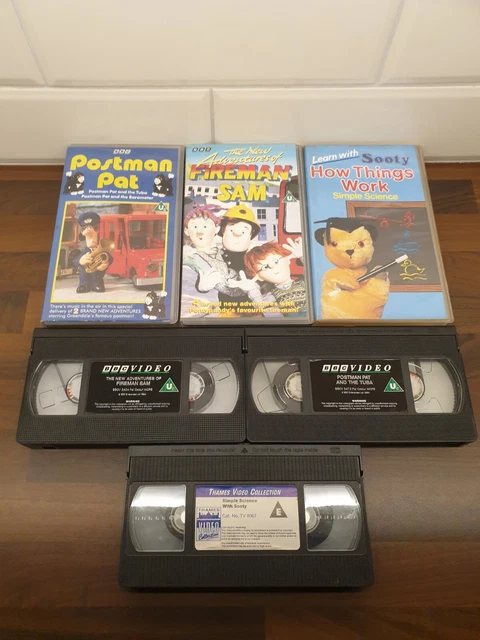 FIREMAN SAM POSTMAN Pat And Sooty Videos VHS £19.99 - PicClick UK