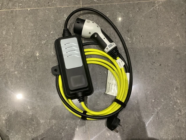 TYPE 2 EV PHEV Electric Vehicle 5 Meter 13A Granny 3 Pin Charger Aptiv ...