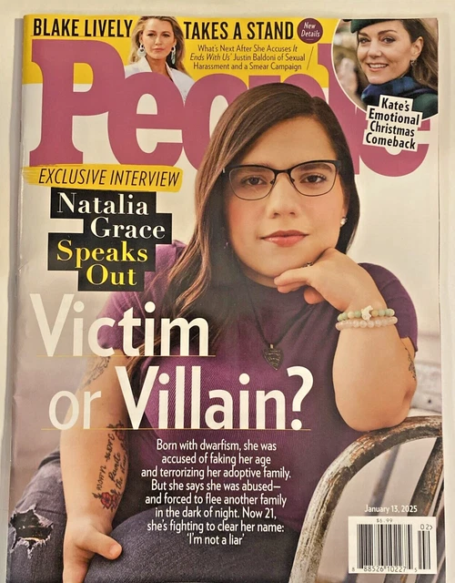 PEOPLE MAGAZINE JANUARY 13th 2025 Natalia Grace Victim or Villain $14. ...