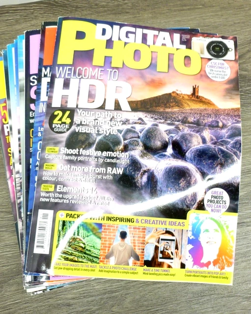 DIGITAL PHOTO MAGAZINE Bundle Lot Of 13 Issues From 2016 Numbers 202 ...