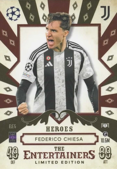 MATCH ATTAX 2024/2025 ELE 5 Heroes Federico Chiesa EUR 1,00 - PicClick DE