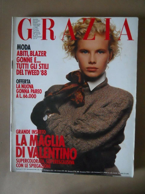 GRAZIA RIVISTA DI moda n 2482 1988 [VL19] EUR 10,37 - PicClick FR