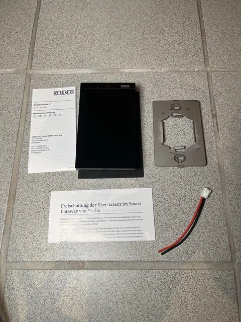 JUNG SMART CONTROL 5" SC 5 SW Bussystem-Melde-/Bedientableau SC5SW ...