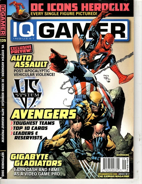 INQUEST IQ GAMER Magazine Sept 2005 # 125 - Cover 2 of 2 - DC Icons ...