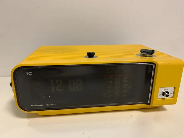 NATIONAL PANASONIC RC-6003B FlipClock Alarm AM/FM Radio Japan. 220 V 50 ...
