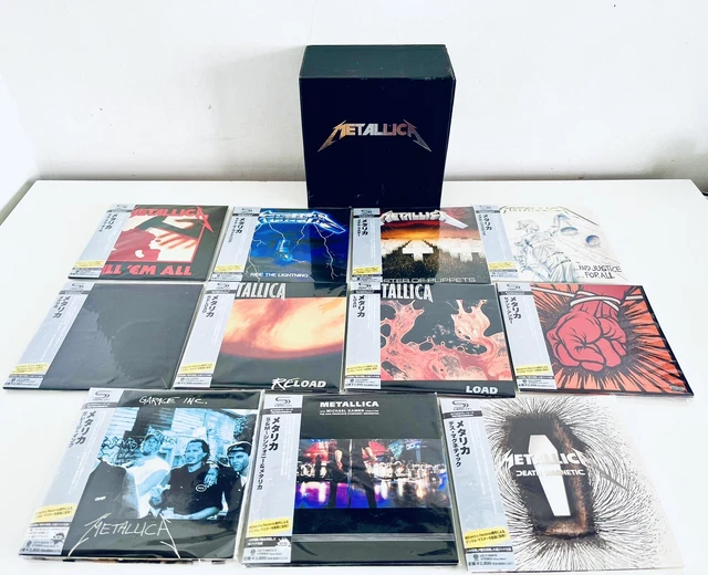 METALLICA SHM-CD JAPAN 13 cd box set Kill Ride Puppets Justice Load ...