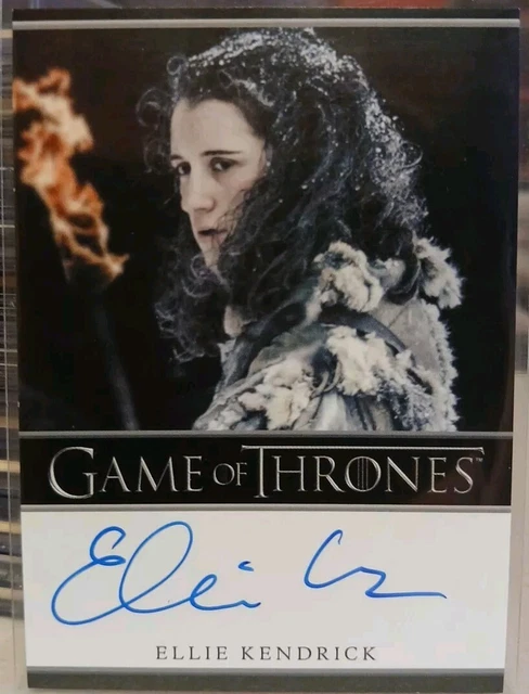 GAME OF THRONES série complète vol 2 Ellie Kendrick autographe Meera ...