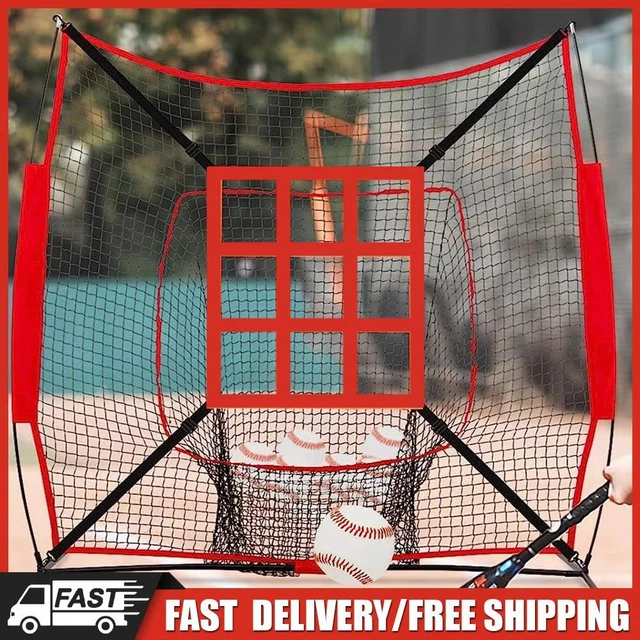 PRACTICE NET ADJUSTABLE Strike Zone Target for Hitting Batting(9 Grids ...