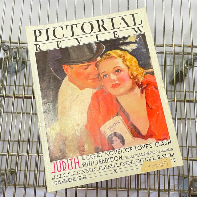 ANTIQUE MAGAZINE PICTORIAL REVIEW Entertainment Old Hollywood Ads ...