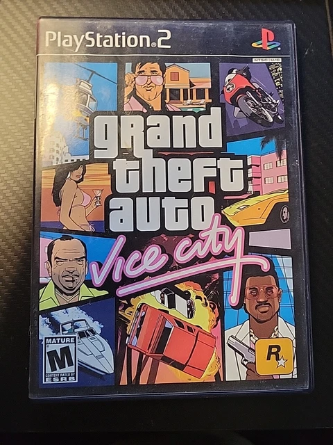 GRAND THEFT AUTO: Vice City (Sony PlayStation 2, 2002) GTA PS2 Game w ...