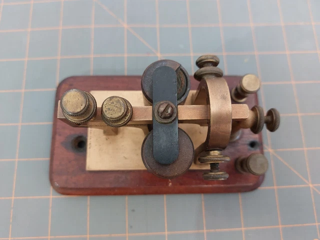 ANTIQUE J.H. Bunnell Co. NY Telegraph Key Sounder £75.98 - PicClick UK