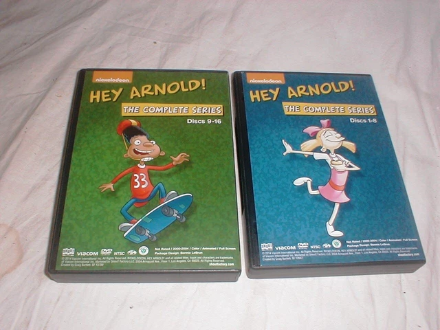HEY ARNOLD THE Complete Nickelodeon Animated TV Show Series 16-DVD Box ...
