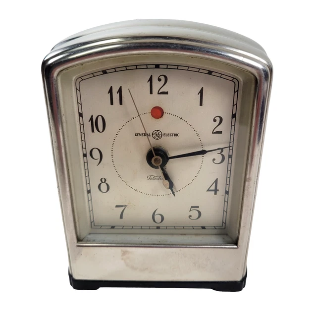 ART DECO TELECHRON General Electric Desk Clock Model AB-712 $75.00 ...