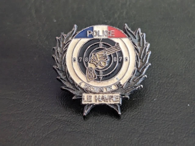 PINS INSIGNE BREVET Moniteur de Tir Police Le Havre 4 section de Tir ...