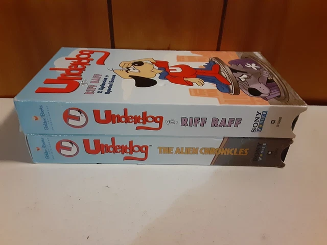 2 UNDERDOG VHS Underdog VS. Riff Raff, The Alien Chronicles £7.23 ...