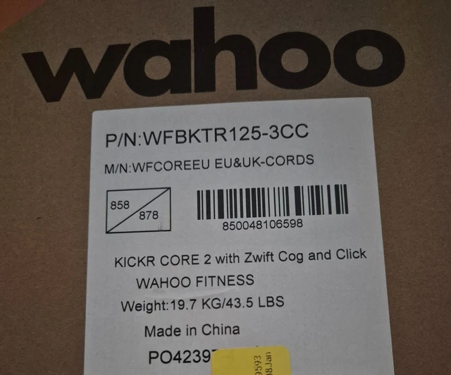 WAHOO KICKR CORE 2 mit Zwift Cog und Click *neu*ovp* EUR 495,00 ...
