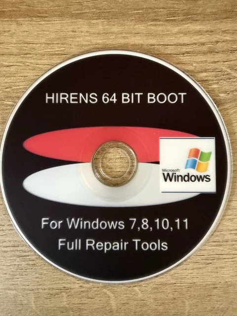 HIRENS BOOT CD For Windows 7, 8, 10 And 11 All The System Repair Tools ...