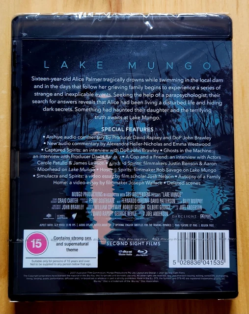 LAKE MUNGO ( Second Sight, Blu-Ray, Region Free ) $59.99 - PicClick CA