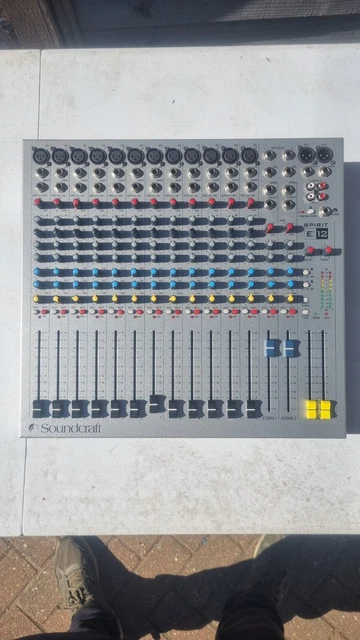 SOUNDCRAFT SPIRIT E12 12-Input 2-Bus Sound Mixing Desk £73.52 - PicClick UK