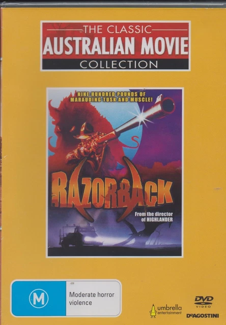 RAZORBACK DVD AUSTRALIAN Classic Gregory Harrison Bill Kerr R4 Brand ...