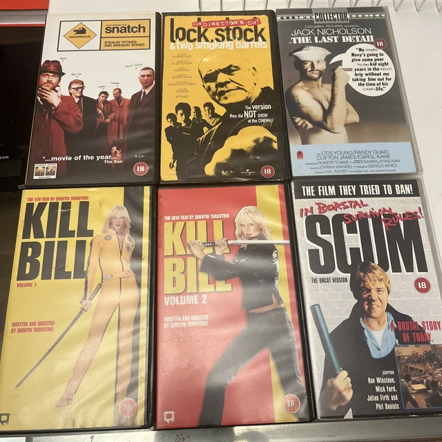 6 X CLASSIC VHS 90s Tapes Action , Thriller Horror ( cert 18 ) Lot 6 £ ...