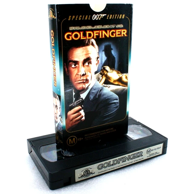 GOLDFINGER SPECIAL EDITION in Cardboard Slipcase VHS Tape PAL James Bond 007 $18.56 - PicClick AU
