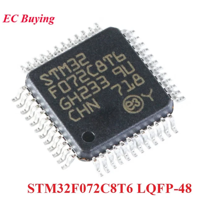STM32F072C8T6 ARM CORTEX-M0 32-bit Microcontroller LQFP-48 MCU IC ...