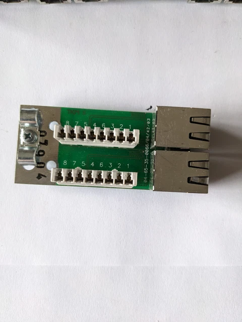 TKM PATCH PANEL 19 Zoll 2-Port RJ-45 Module, 11 Stück EUR 30,00 ...