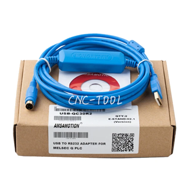 USB-QC30R2 PLC PROGRAMMING Cable for Mitsubishi Q Series PLC Support ...