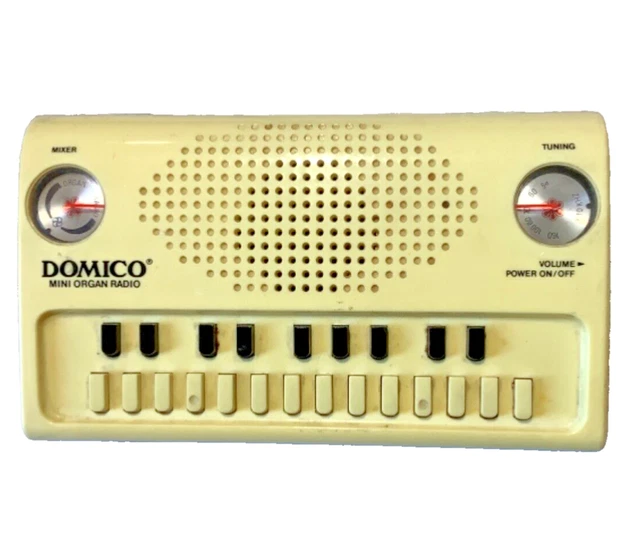 DOMICO MINI ORGAN Radio Portable most unusual Vintage Electronics ...