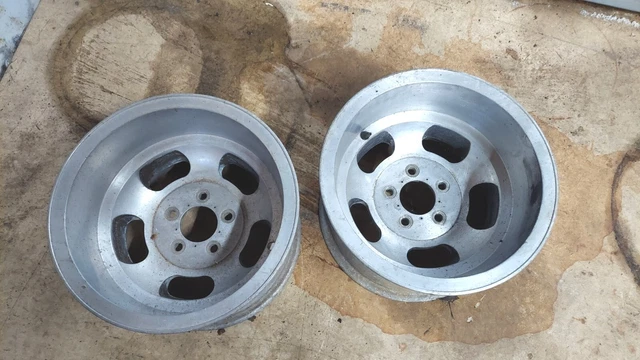VINTAGE ANSEN SPRINT MAG WHEELS RIMS 5X4.75 5X4 3/4 CHEVY GM BOLT ...