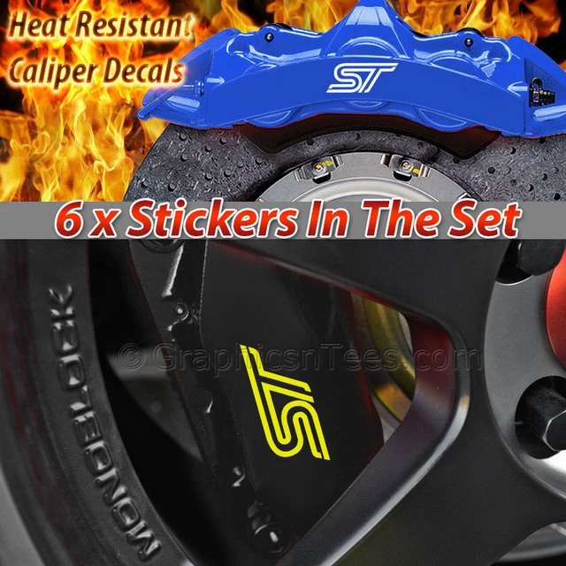 AFTER MARKET ST Brake Caliper Stickers Decals - x6 £10.99 - PicClick UK
