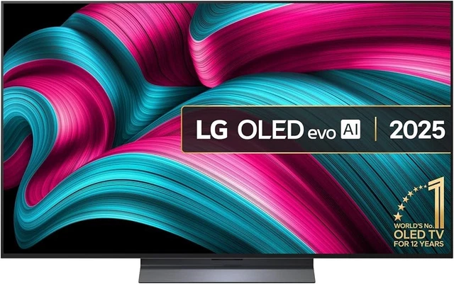 LG OLED55C55LA 55-INCH OLEDevo AI 4K UHD Smart TV, (α9 AI Processor Gen7) 2025 £1,729.43 ...