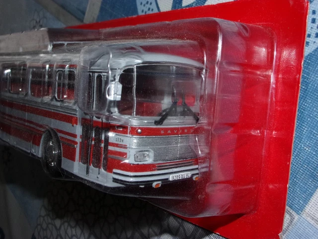 1/43 AUTOBUS AUTOCARS Bus coach Monde Saviem S53M Luxe 1972 Ixo ...