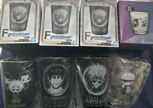 JUJUTSU KAISEN CLEAR Cup Set Gojo Satoru Fushiguro Natsuyu Bicchieri ...