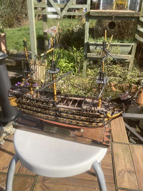 HMS VICTORY MODEL ship Vice Admiral Edition 306/821 Damaged £127.08 ...