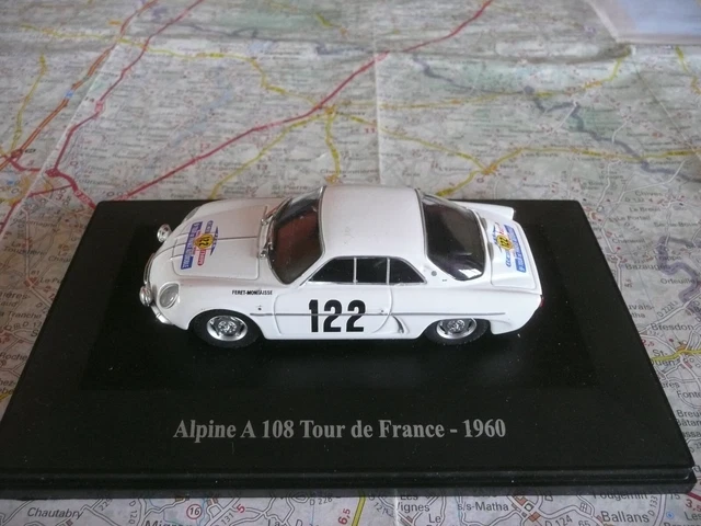 RENAULT ALPINE A 108 n°122 Tour de France 1960 ELIGOR 1/43 en blister ...